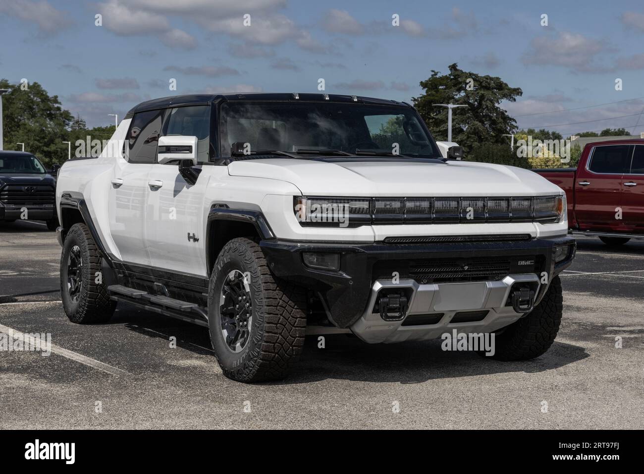 Fishers - September 10, 2023: GMC Hummer EV Electric Vehicle Pickup ...