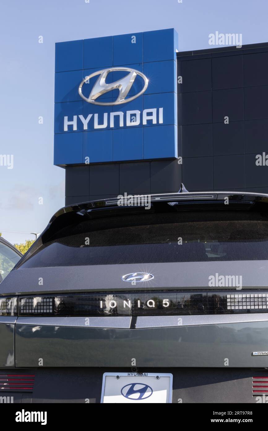 Noblesville - September 10, 2023: Hyundai IONIQ 5 Electric Vehicle EV ...