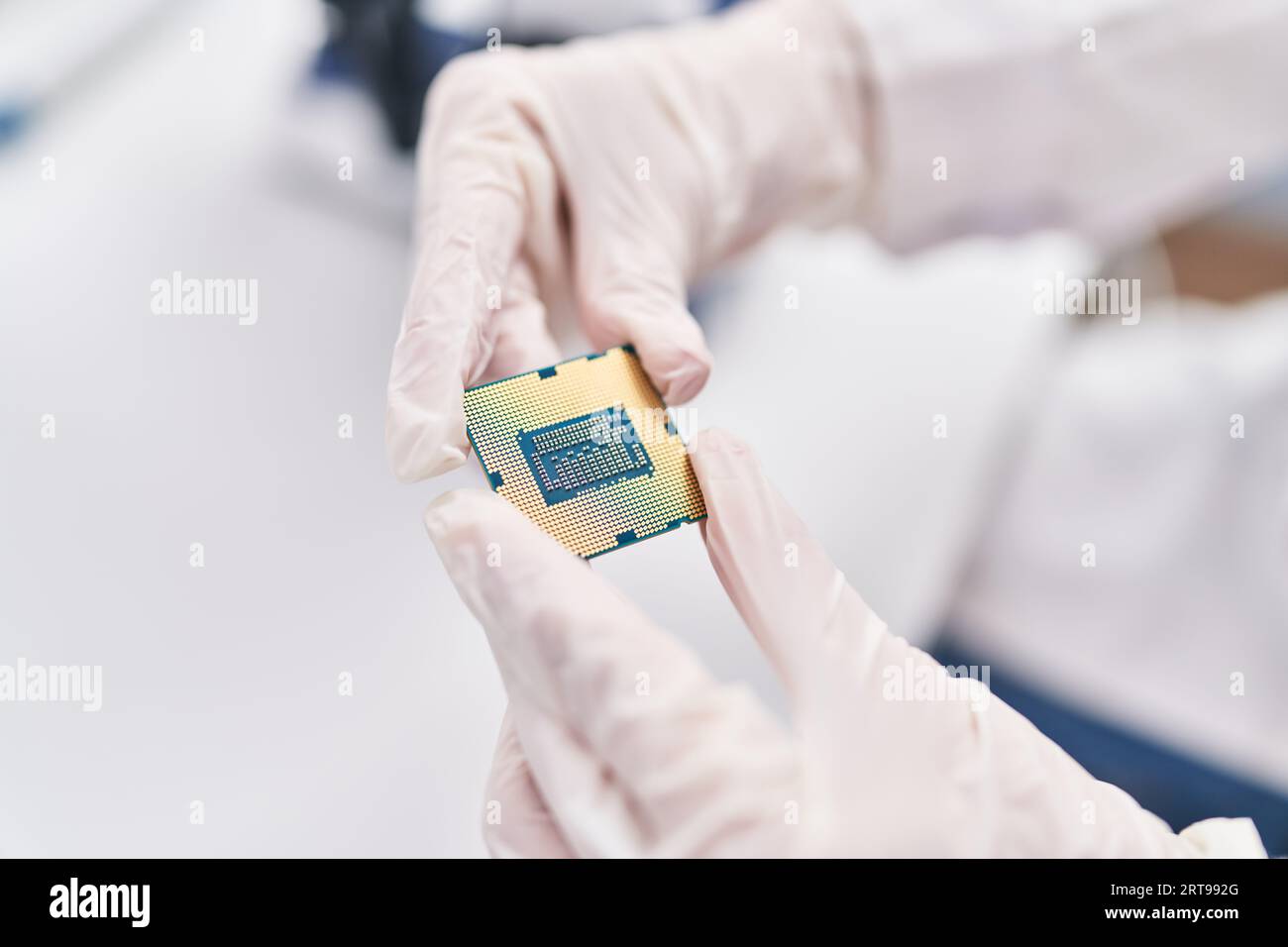 Computer cpu microscope hi-res stock photography and images - Alamy