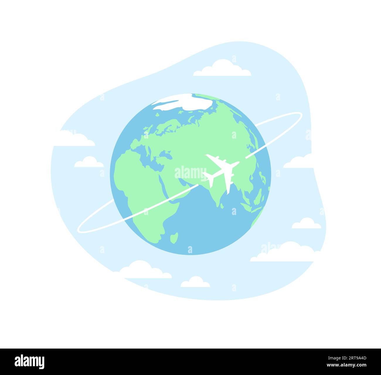 Blue line worldwide icon isolated Stock Vector Images - Alamy