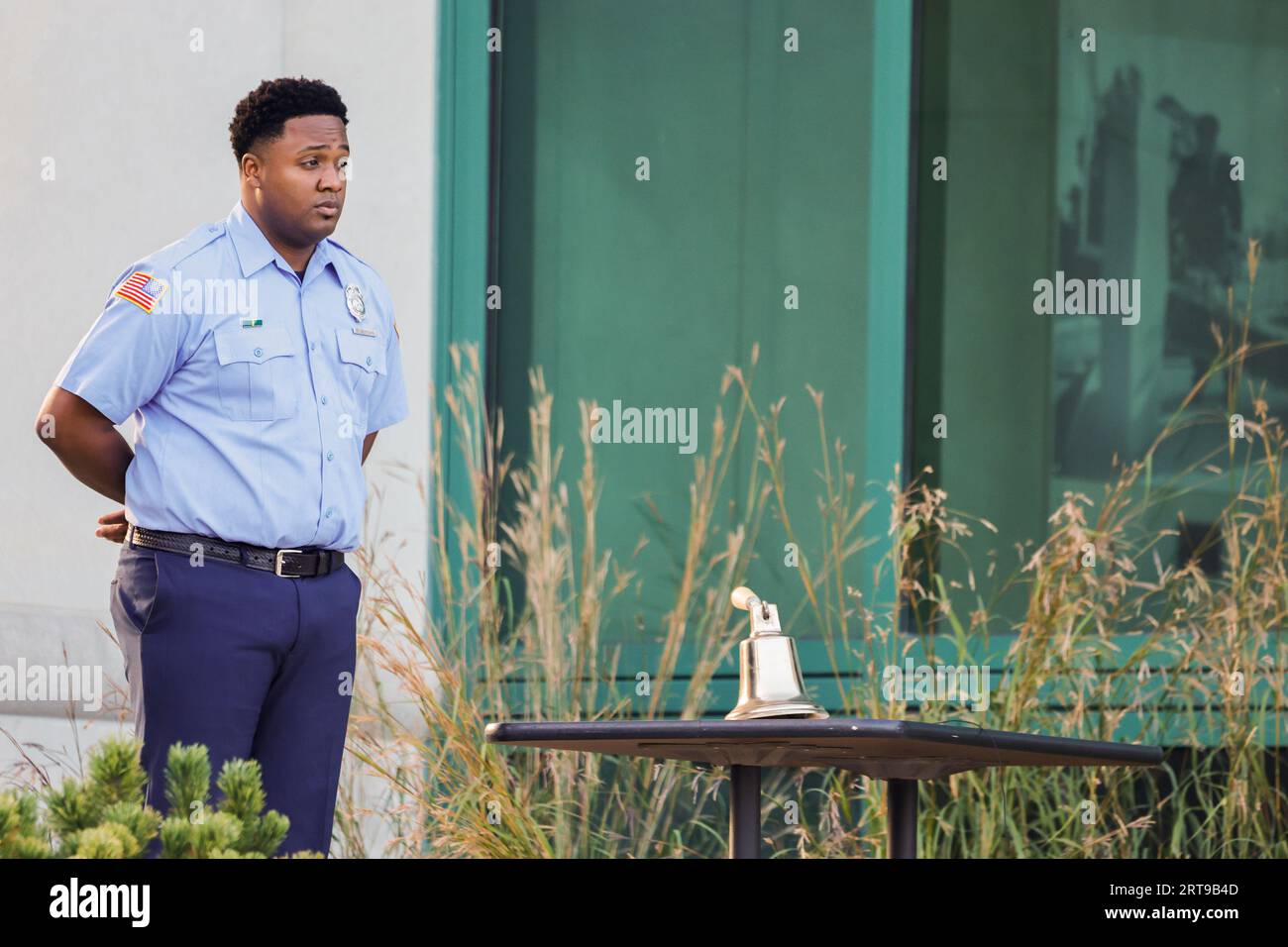 Bloomington, USA. 11th Sep, 2023. BLOOMINGTON, INDIANA - SEPTEMBER 11: Robert Morgan, BFD ...