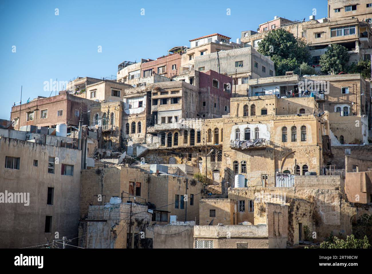 Ottoman architecture of Old City, Al-Salt, Jordan Stock Photo - Alamy