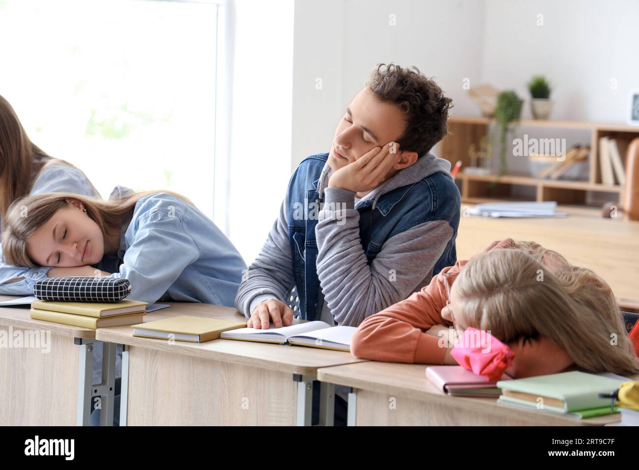 People Sleeping In Class