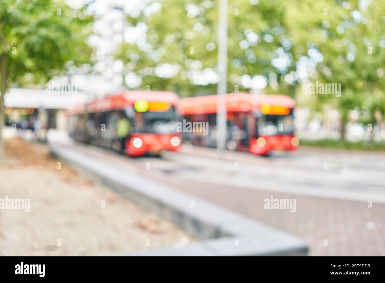 Blurred background of bus Stock Photo - Alamy