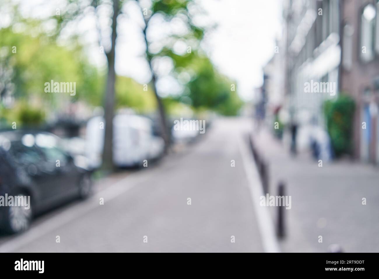 Blurred background of street Stock Photo - Alamy