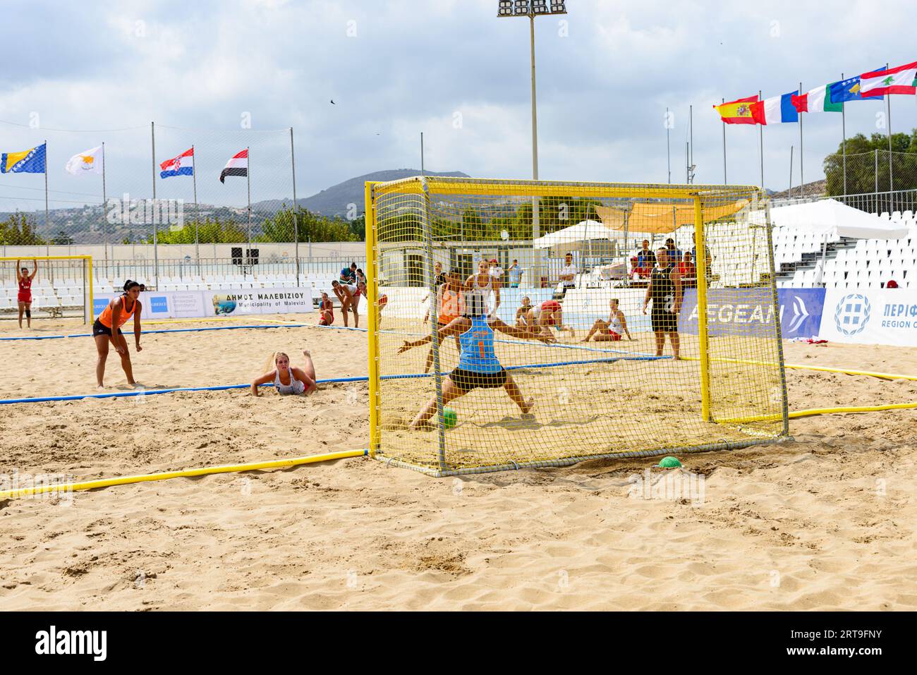 Greece handball team hi-res stock photography and images - Alamy