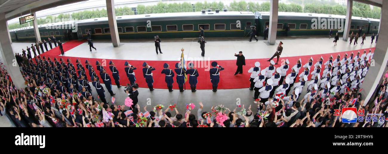 North korean train in russia hi-res stock photography and images - Alamy