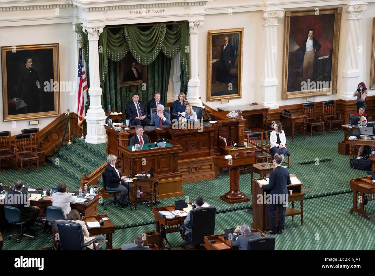 Austin, Texas, USA, September 11, 202: Witness GREGG COX is questioned ...