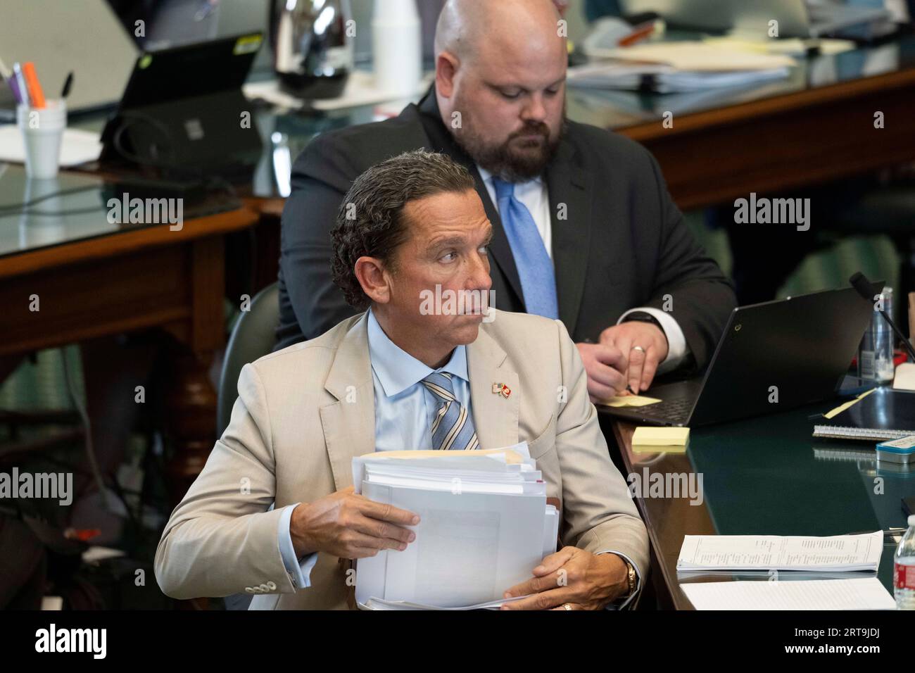 Austin, Texas, USA, September 11 2023: Defense attorney TONY BUZBEE ...
