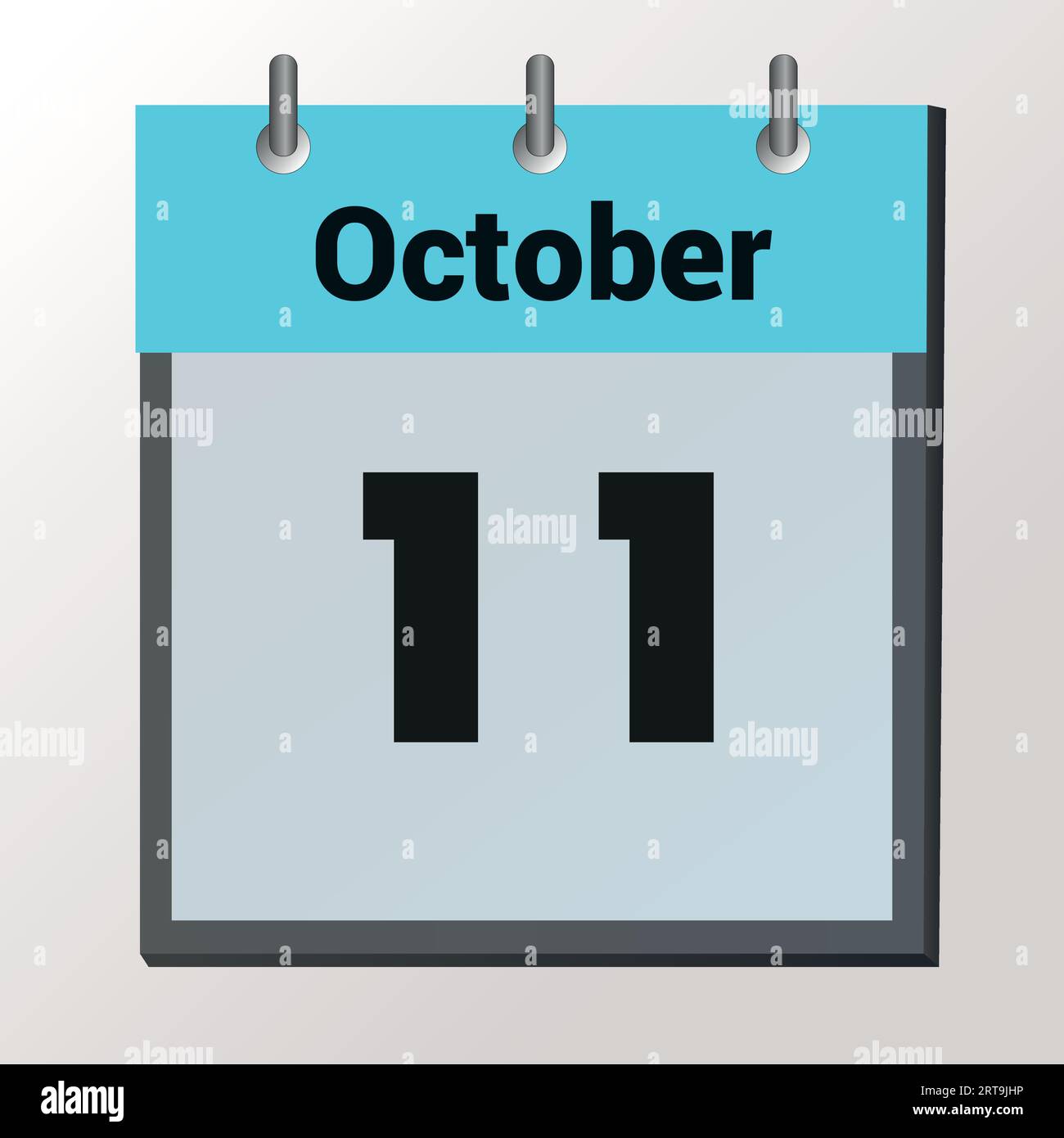 October 11th Stock Vector Images - Alamy