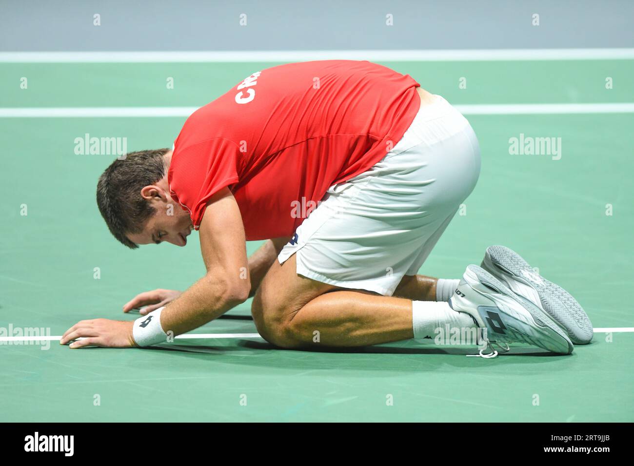 Borna Gojo (Croatia). Davis Cup Finals, Group A (Bologna Stock Photo ...