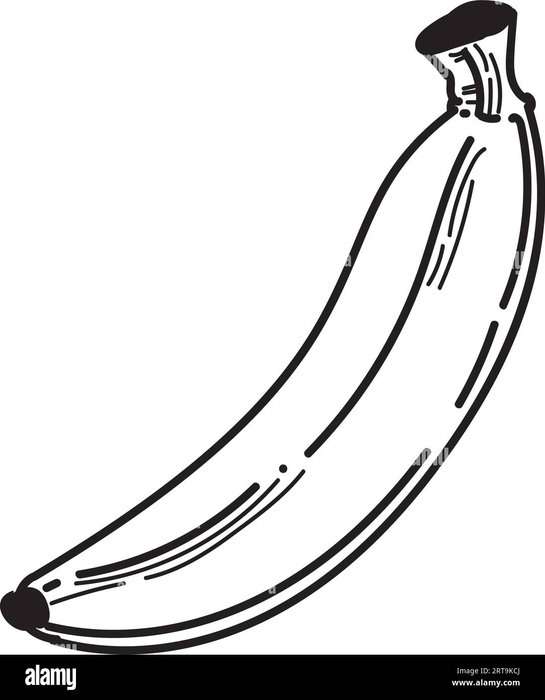 colorless banana illustration Stock Vector Image & Art - Alamy