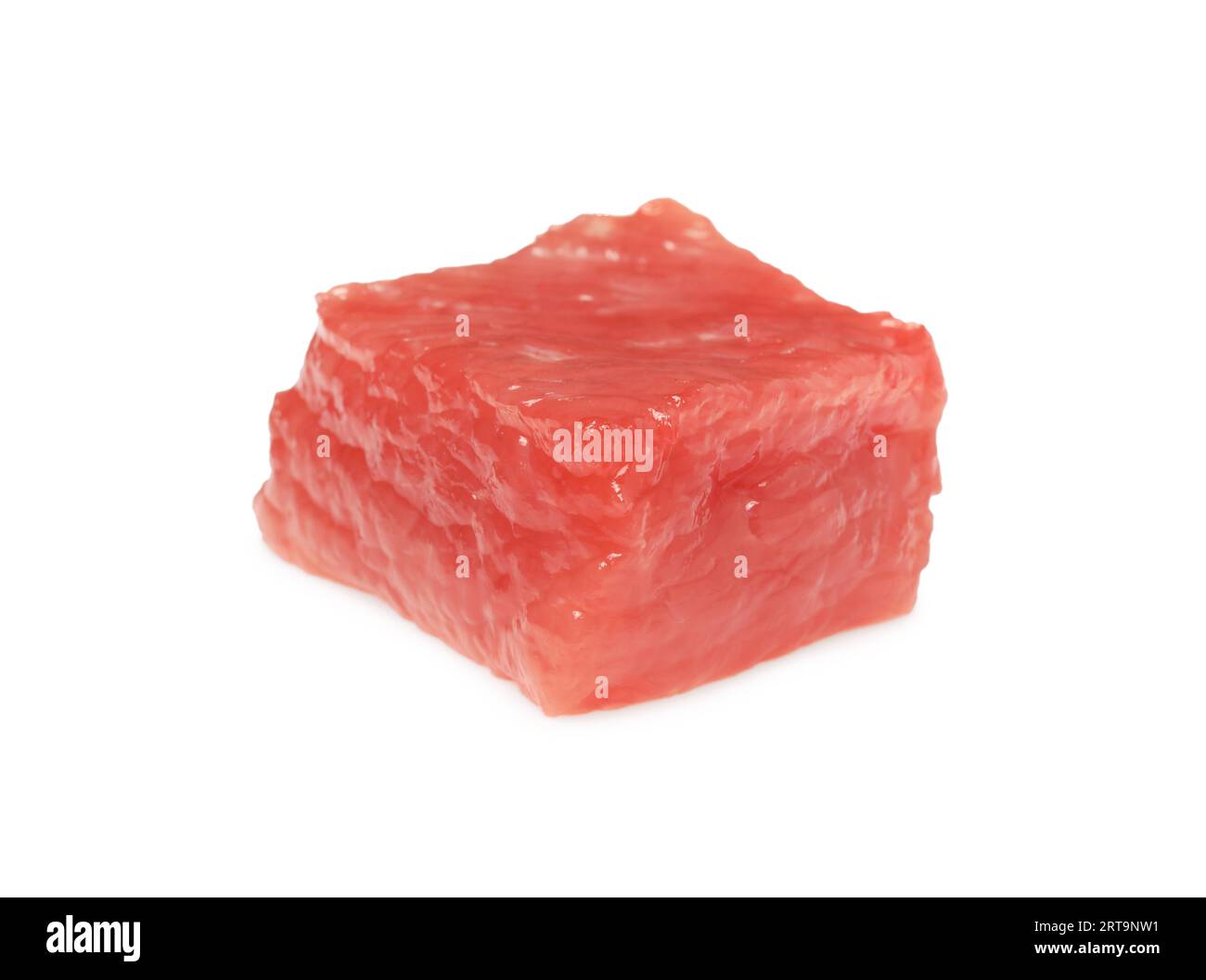 One piece of raw beef isolated on white Stock Photo - Alamy
