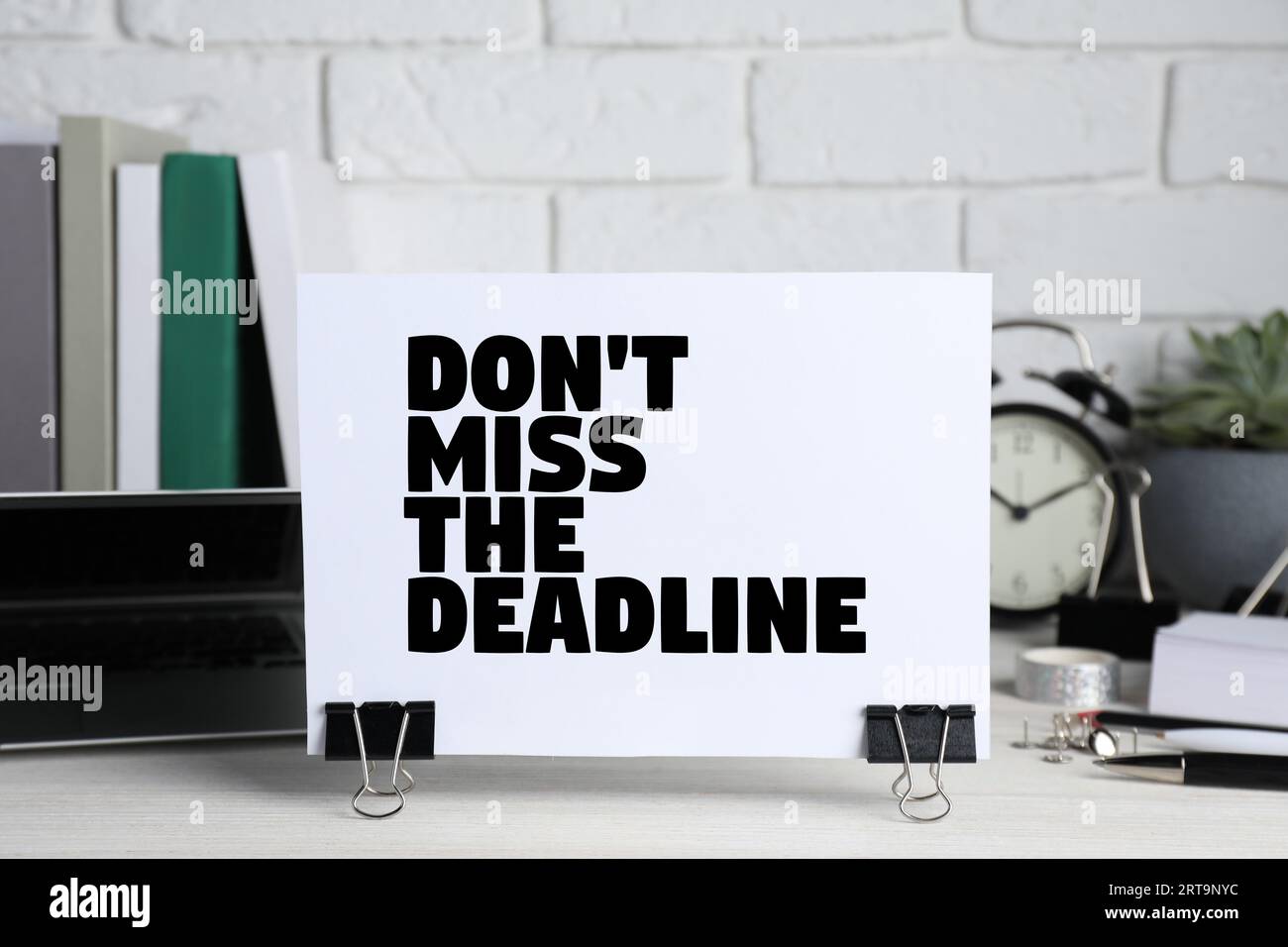 Examination reminder message hi-res stock photography and images - Alamy