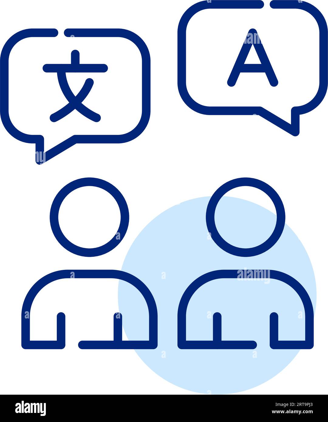 People speak foreign languages Cut Out Stock Images & Pictures - Alamy