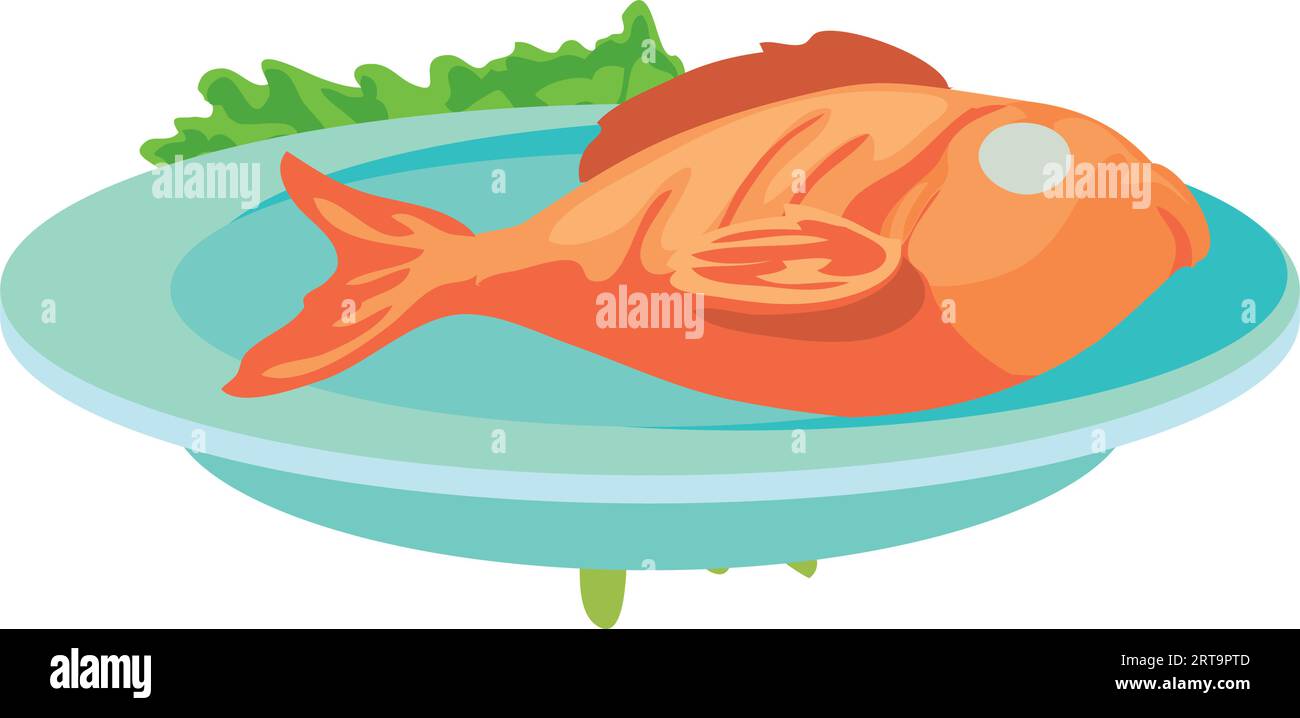 roasted fish design Stock Vector Image & Art - Alamy