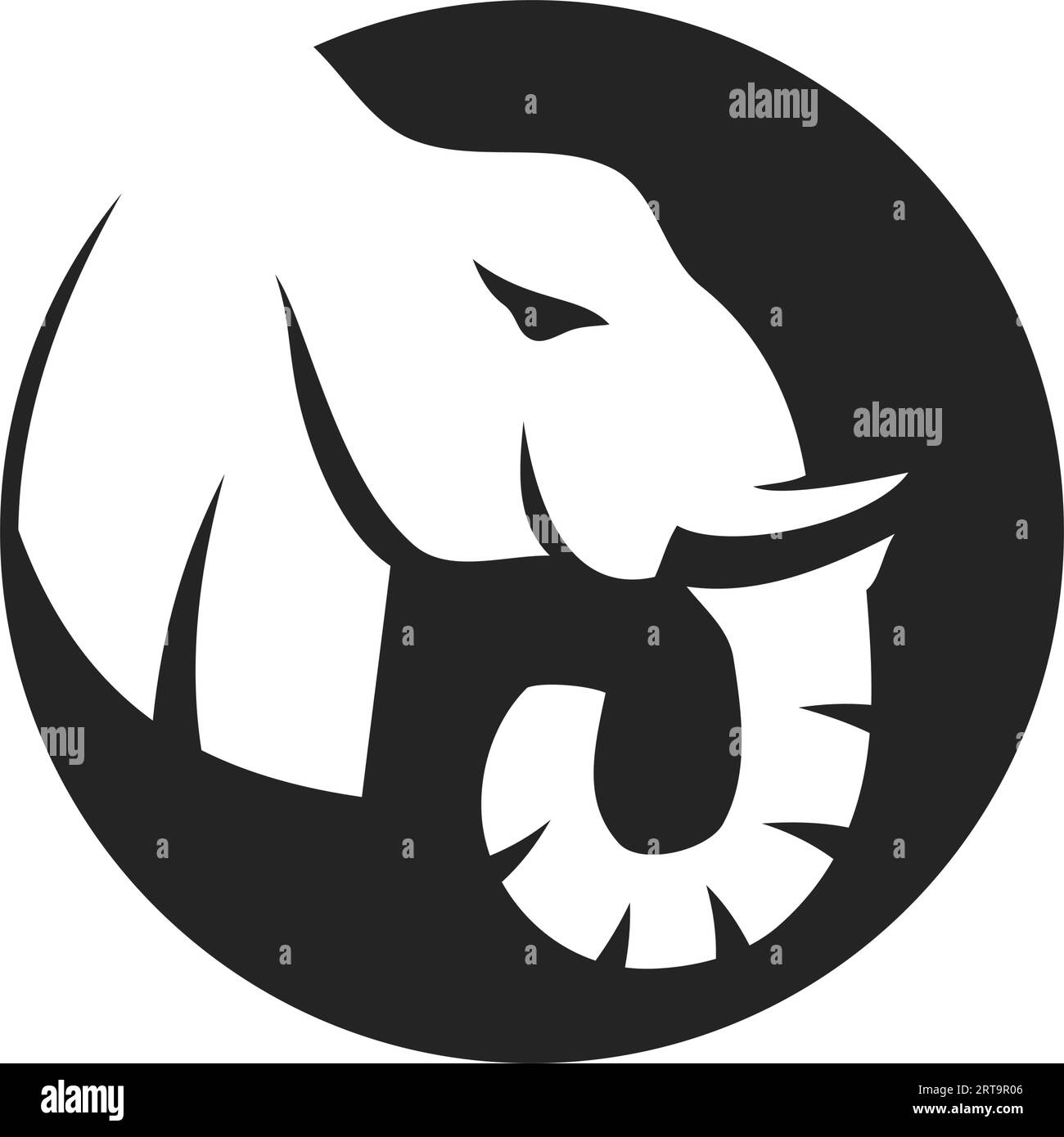 elephant logo template Isolated. Brand Identity. Icon Abstract Vector ...