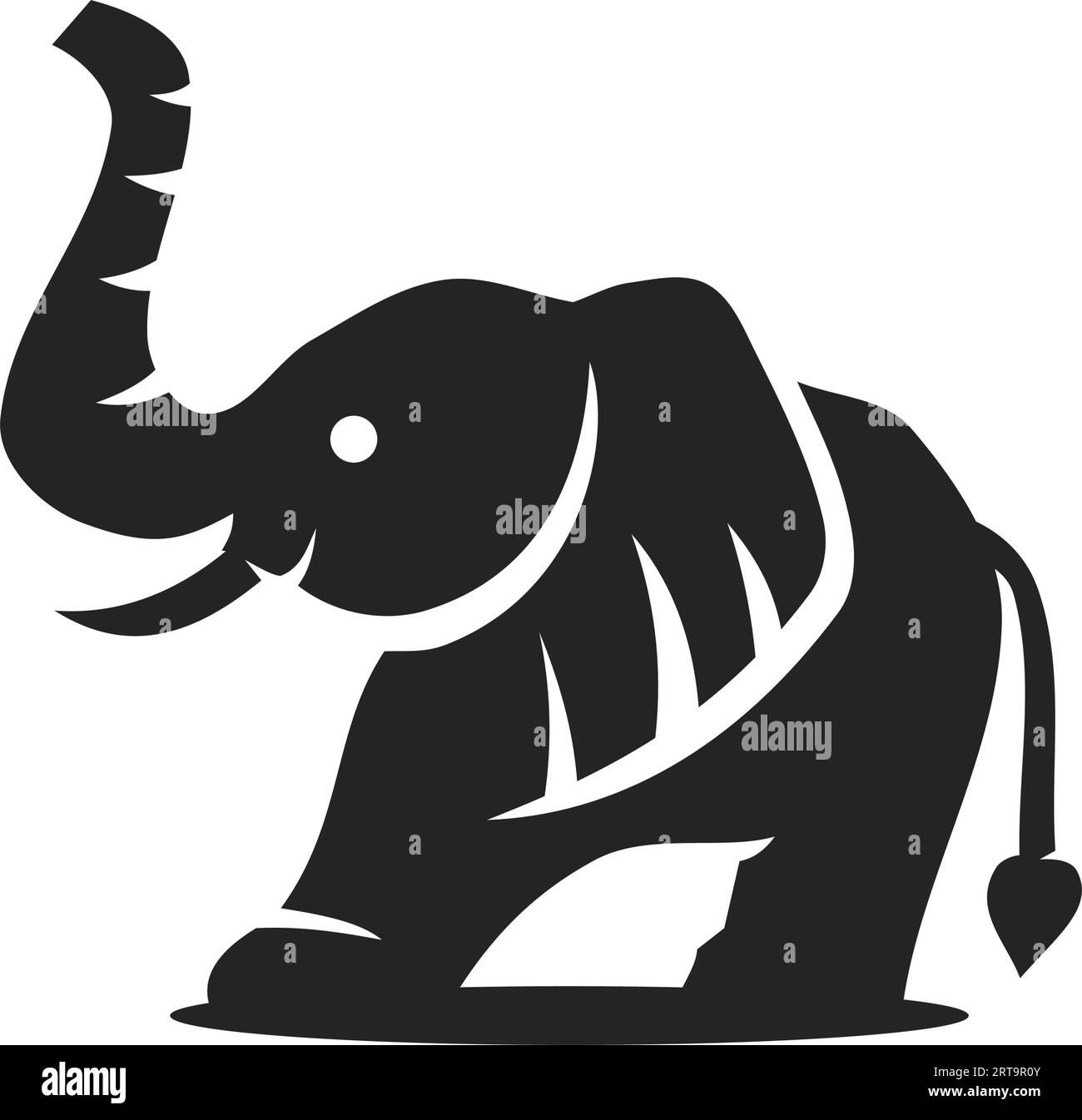 elephant logo template Isolated. Brand Identity. Icon Abstract Vector ...