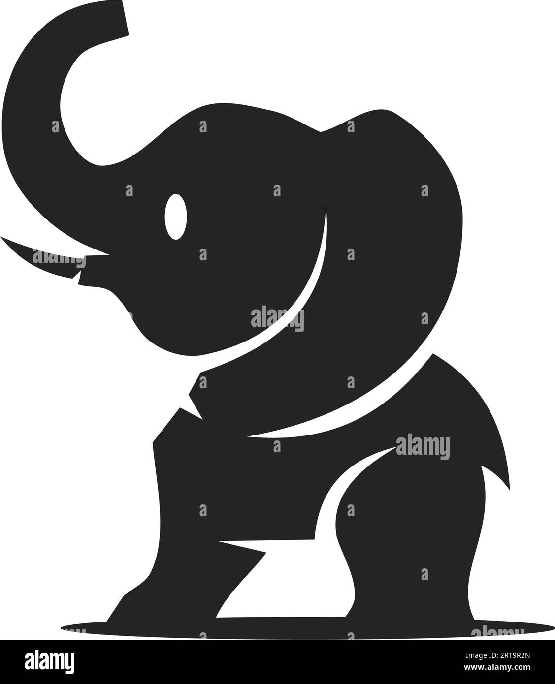 elephant logo template Isolated. Brand Identity. Icon Abstract Vector ...