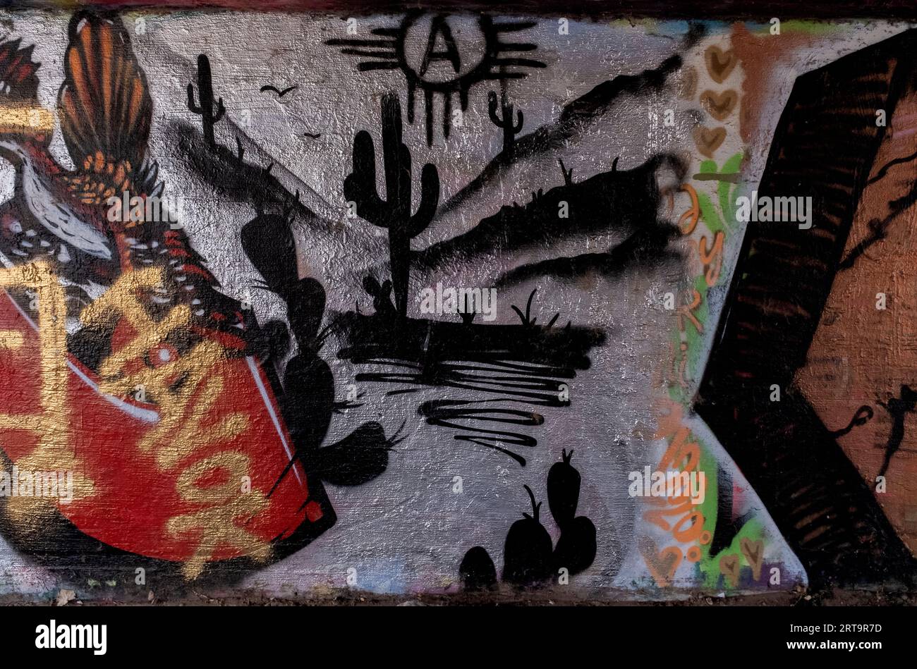 Abq graffiti hi-res stock photography and images - Alamy