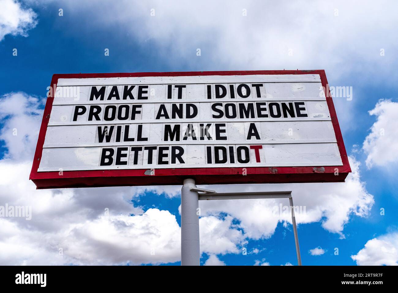 outdoor signage in Albuquerque, New Mexico Stock Photo - Alamy