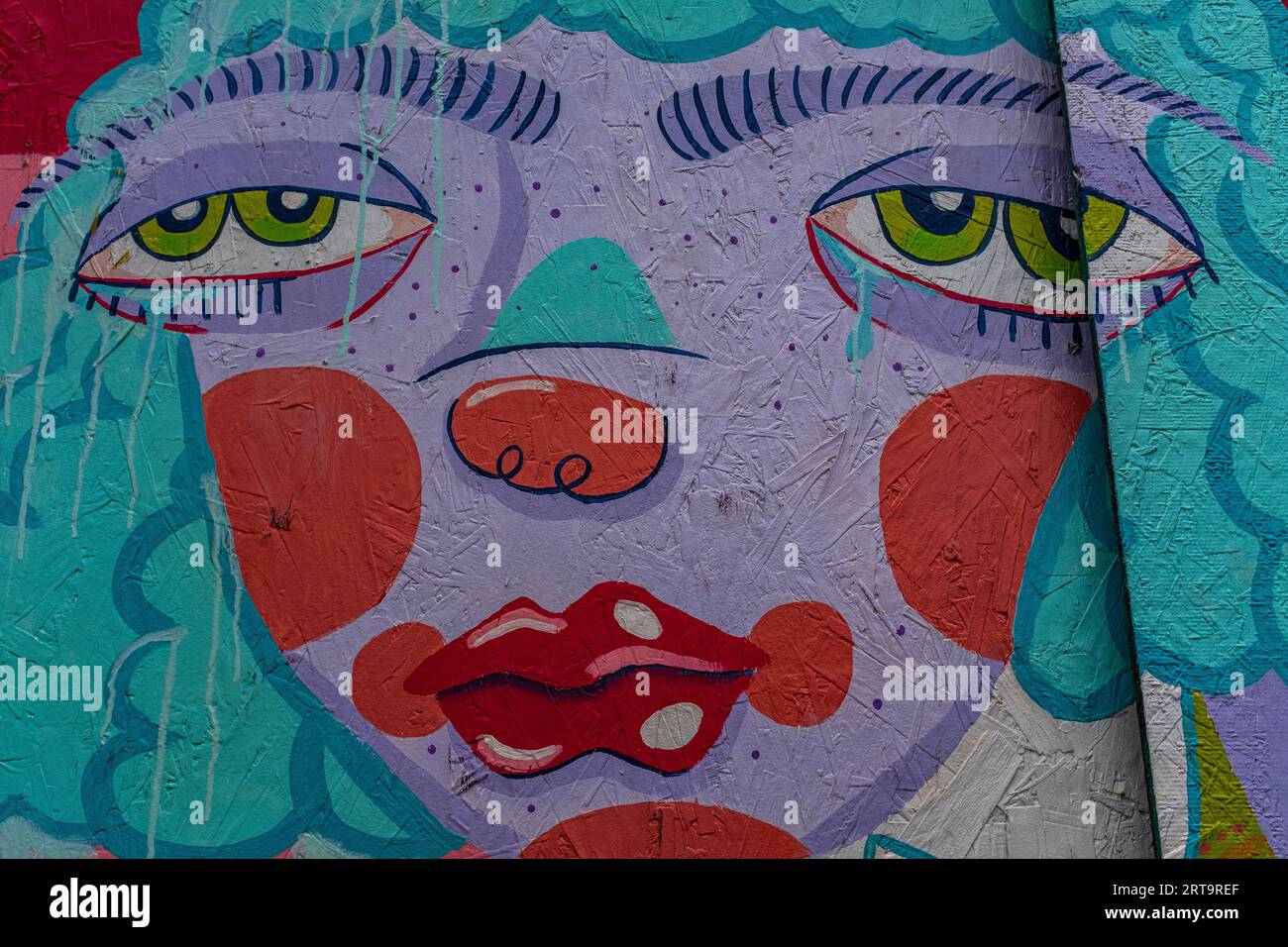 art along Central Ave. (Route 66), downtown Albuquerque, New Mexico ...