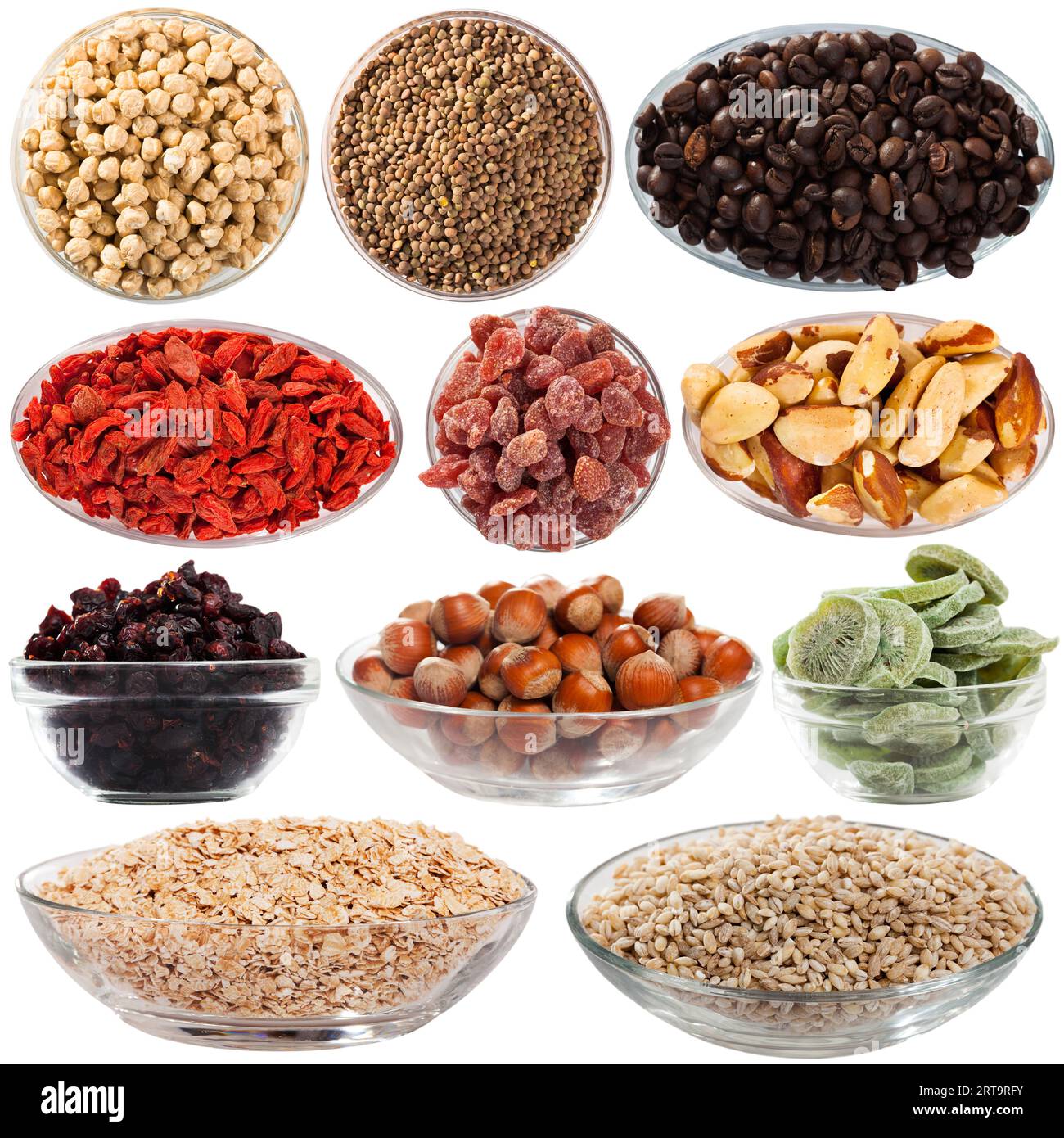 Collection of natural bulk products Stock Photo - Alamy