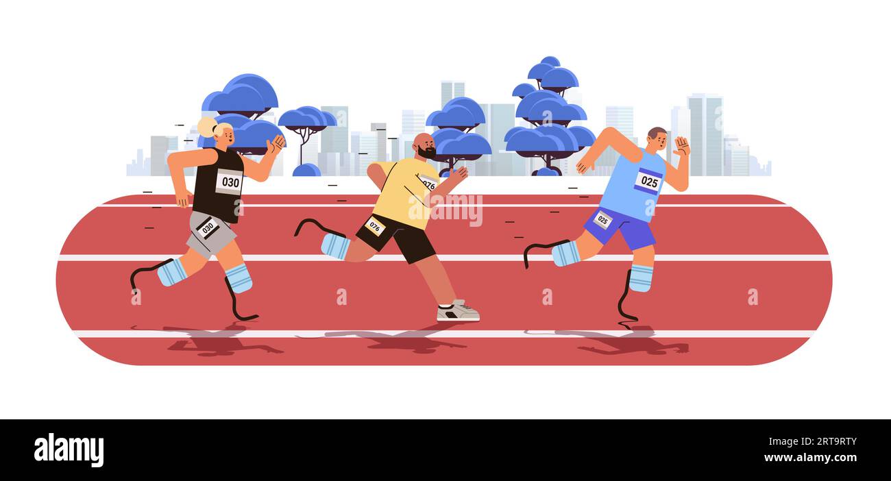 disabled people running fast athlete runner on carbon prosthetics ...