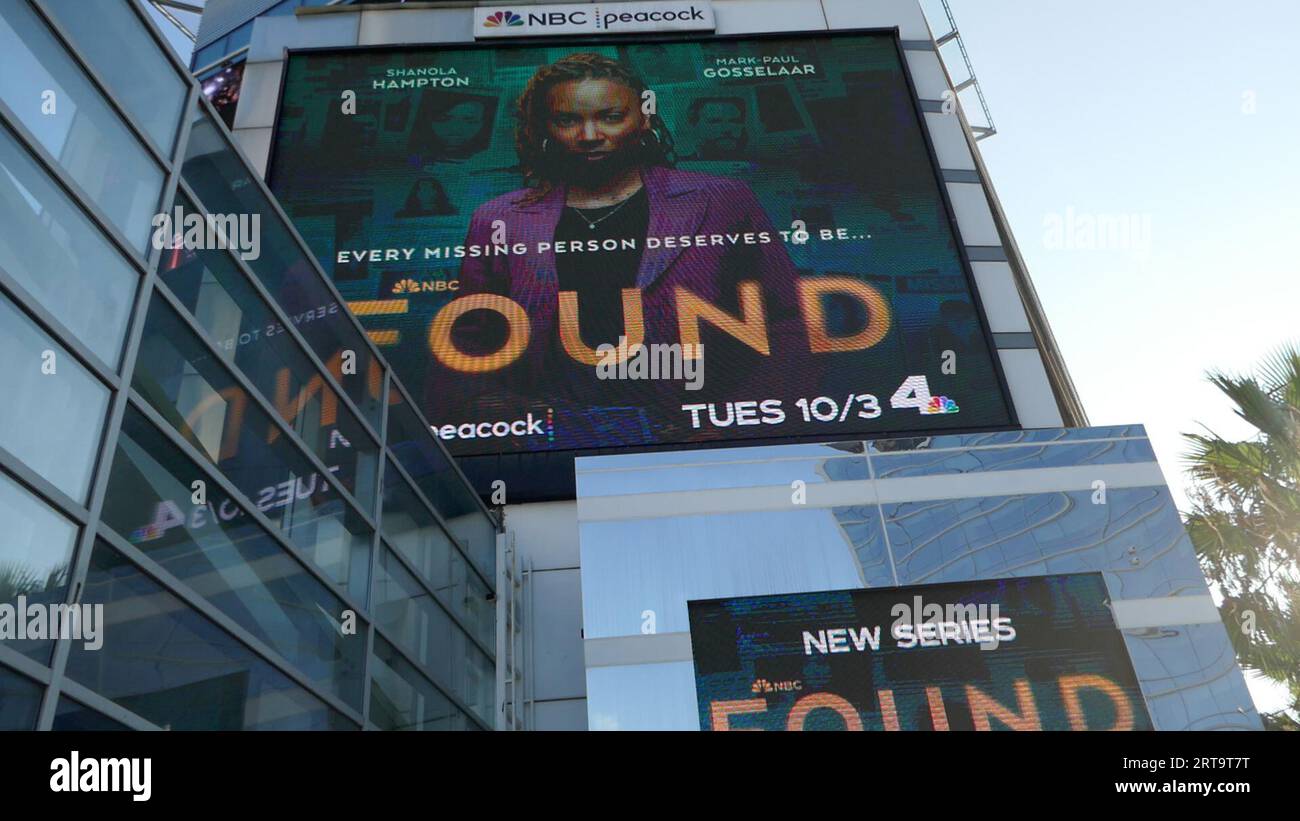 Los Angeles, California, USA 8th September 2023 Found Billboard on ...