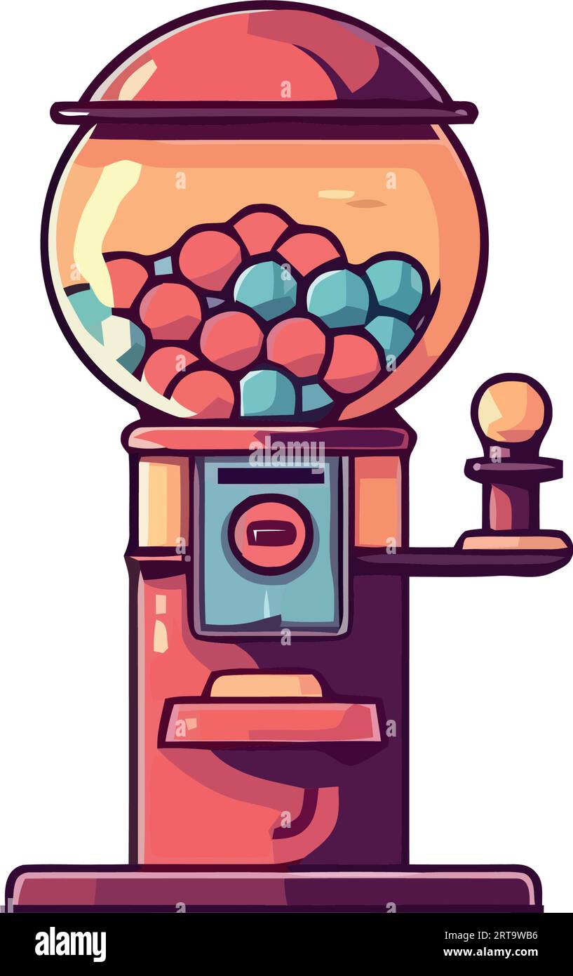 Gum ball dispenser Stock Vector Images - Alamy