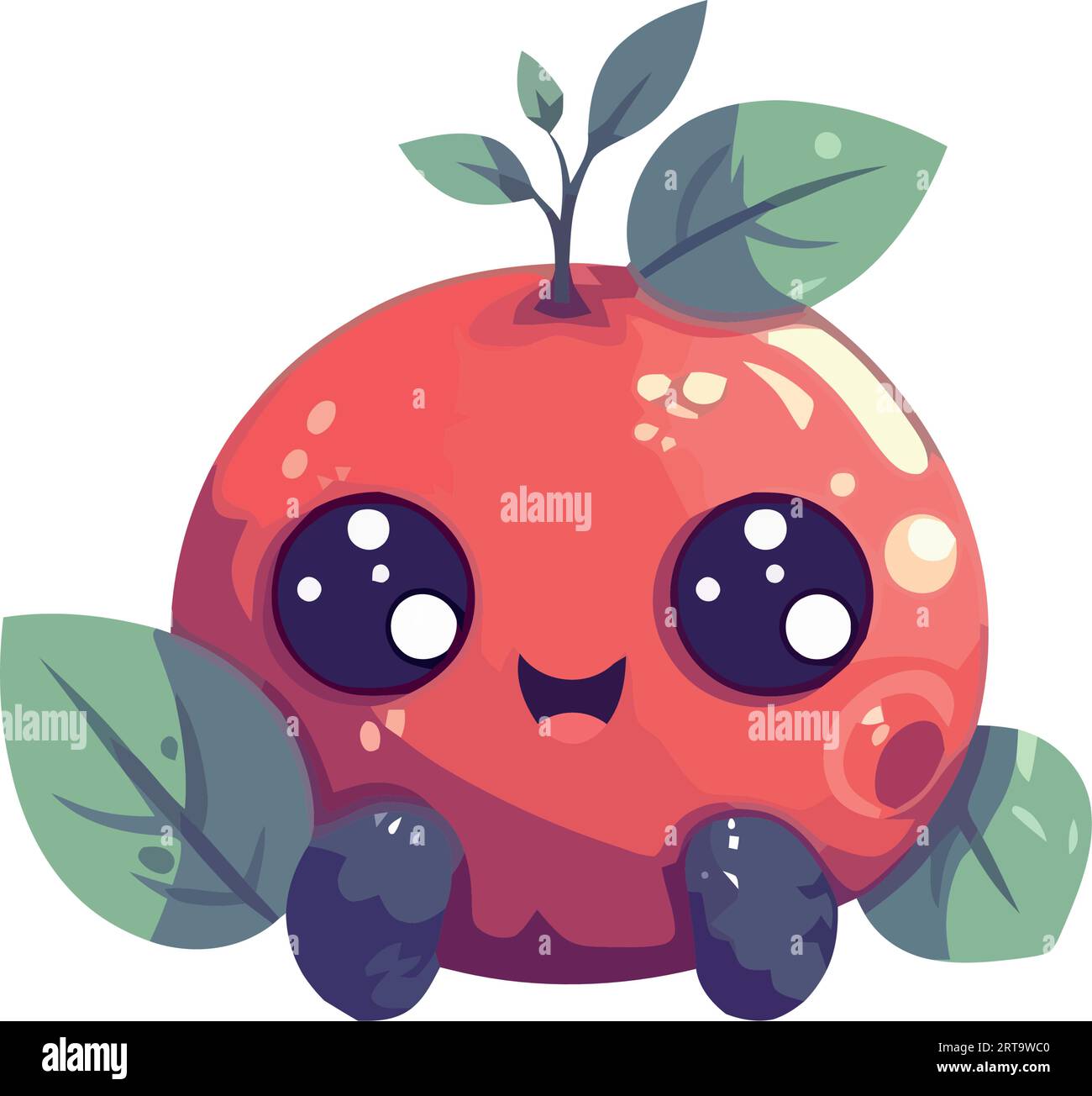 Smiles leaf Stock Vector Images - Alamy