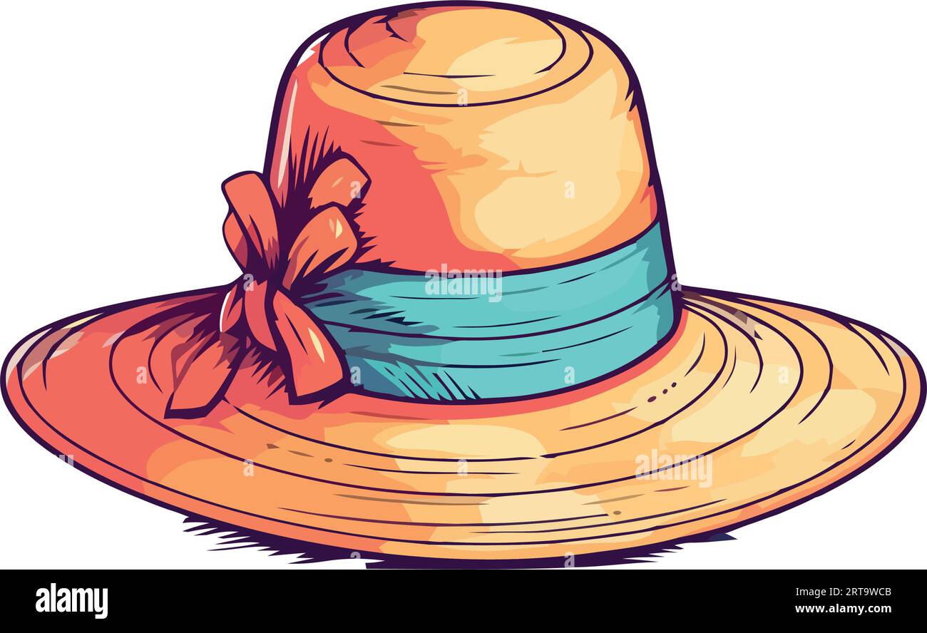 Cowboy straw hat, a symbol of elegance Stock Vector Image & Art - Alamy