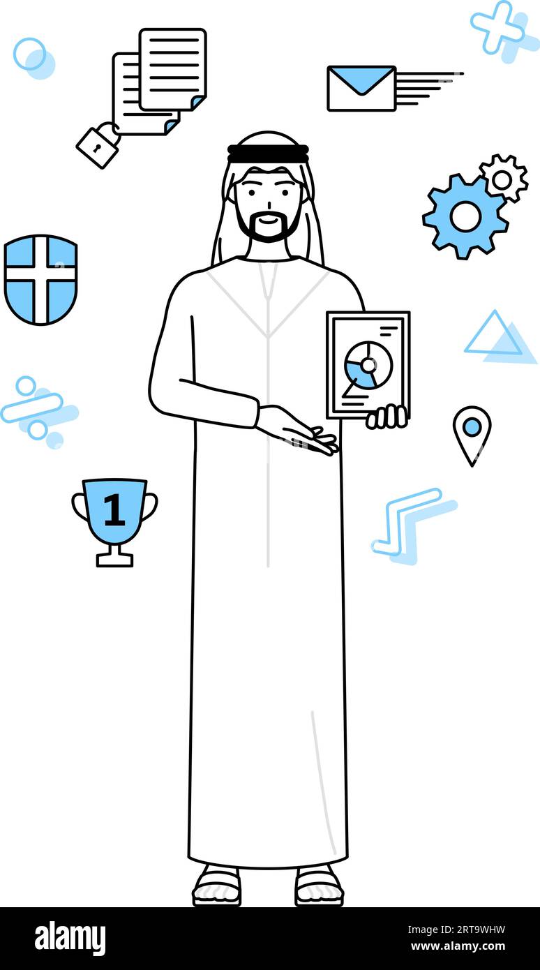 Image of DX, Muslim Man using digital technology to improve his ...