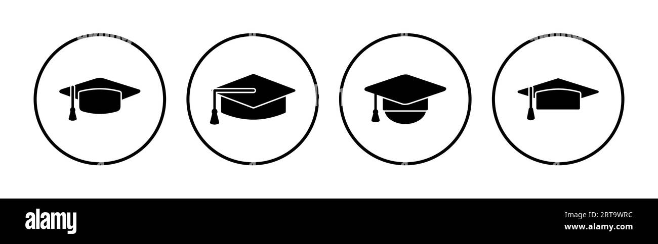 Education icon vector. graduation cap icon vector Stock Vector Image ...
