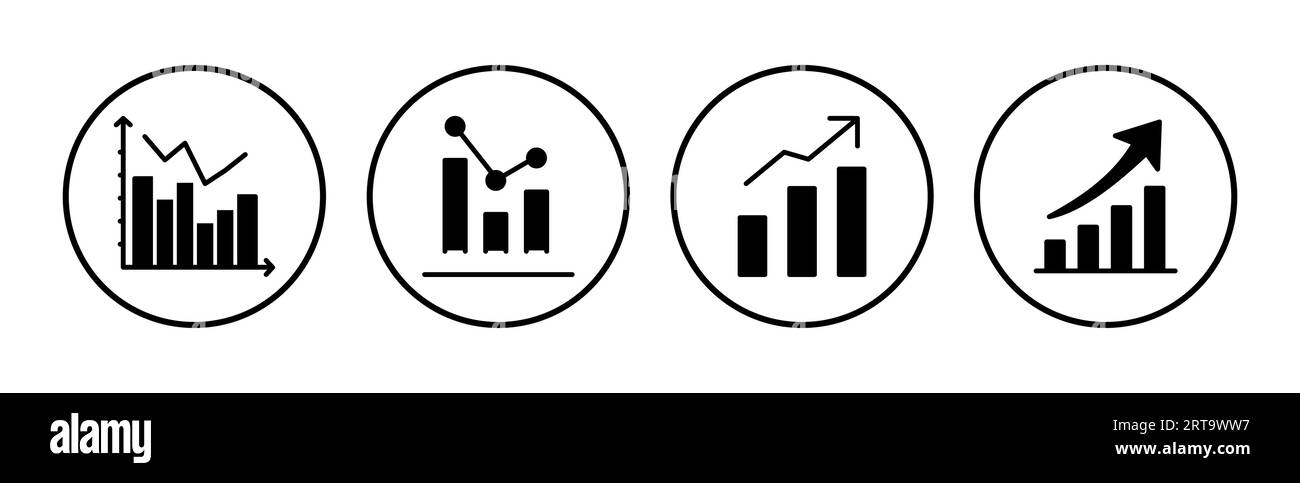 Growing graph Icon vector. Chart icon. Graph Icon Stock Vector Image ...