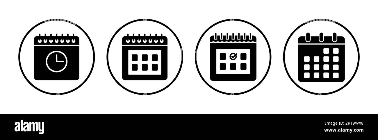 calendar icon vector. Calender symbol Stock Vector Image & Art - Alamy