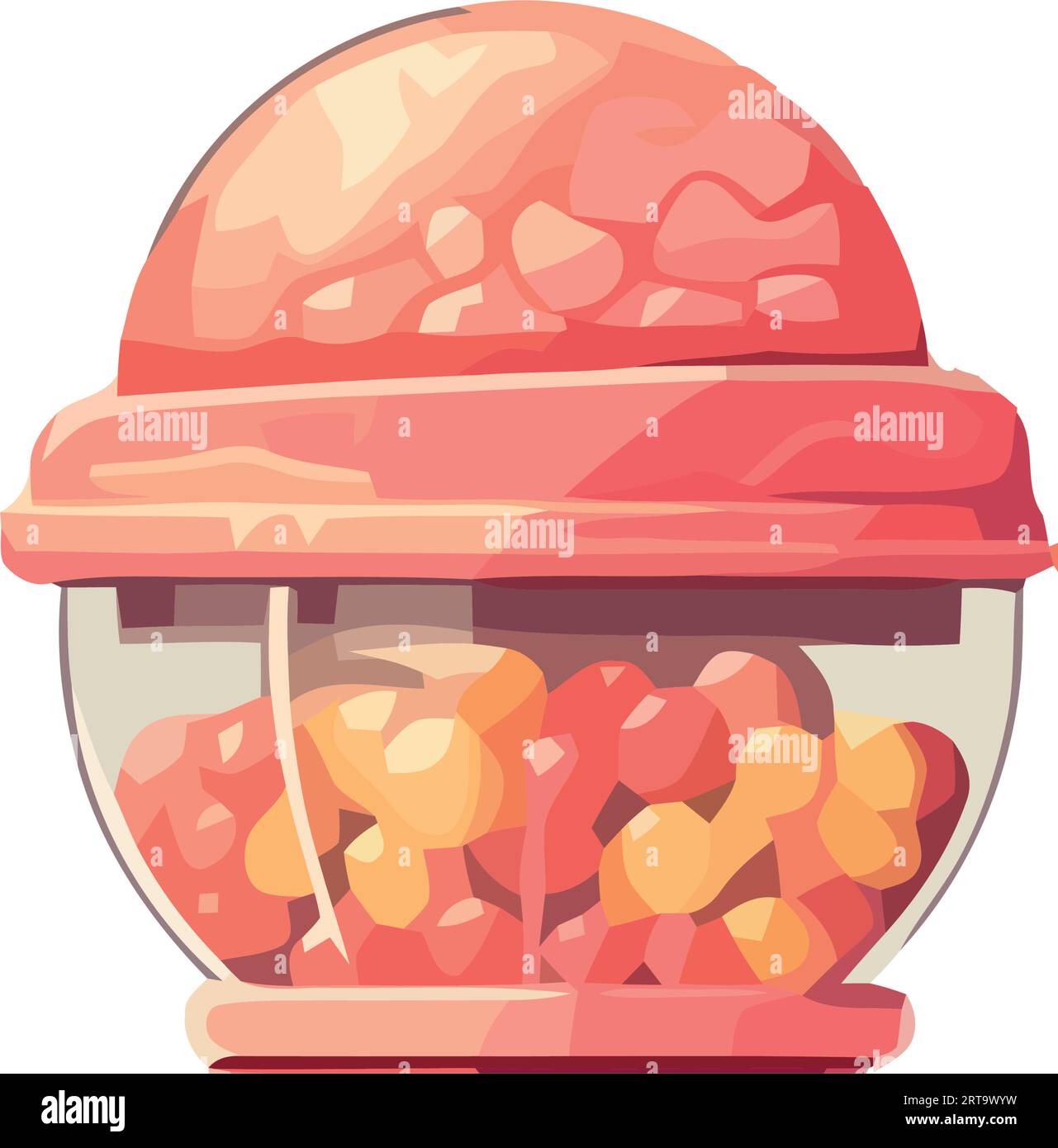 Cute vector illustration of gourmet candy ball Stock Vector Image & Art ...