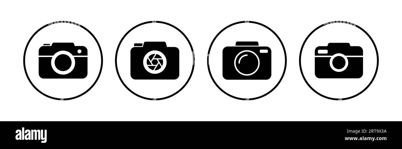 Camera Icon in trendy flat style isolated. Camera symbol web site ...