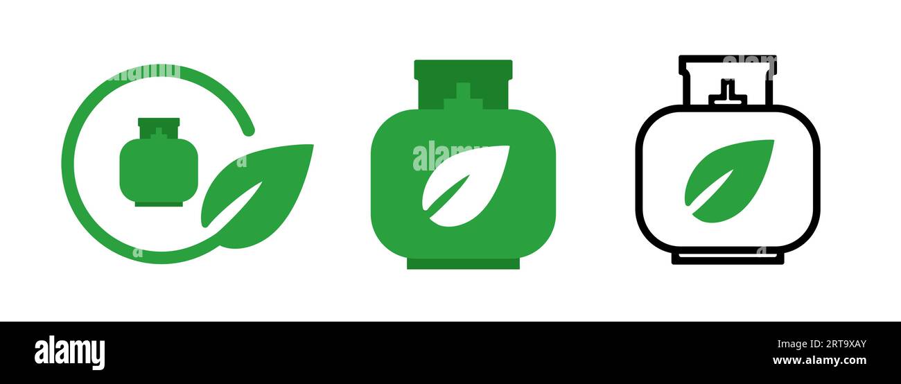 gas can icon bio eco biogas clean energy canister Stock Vector Image ...