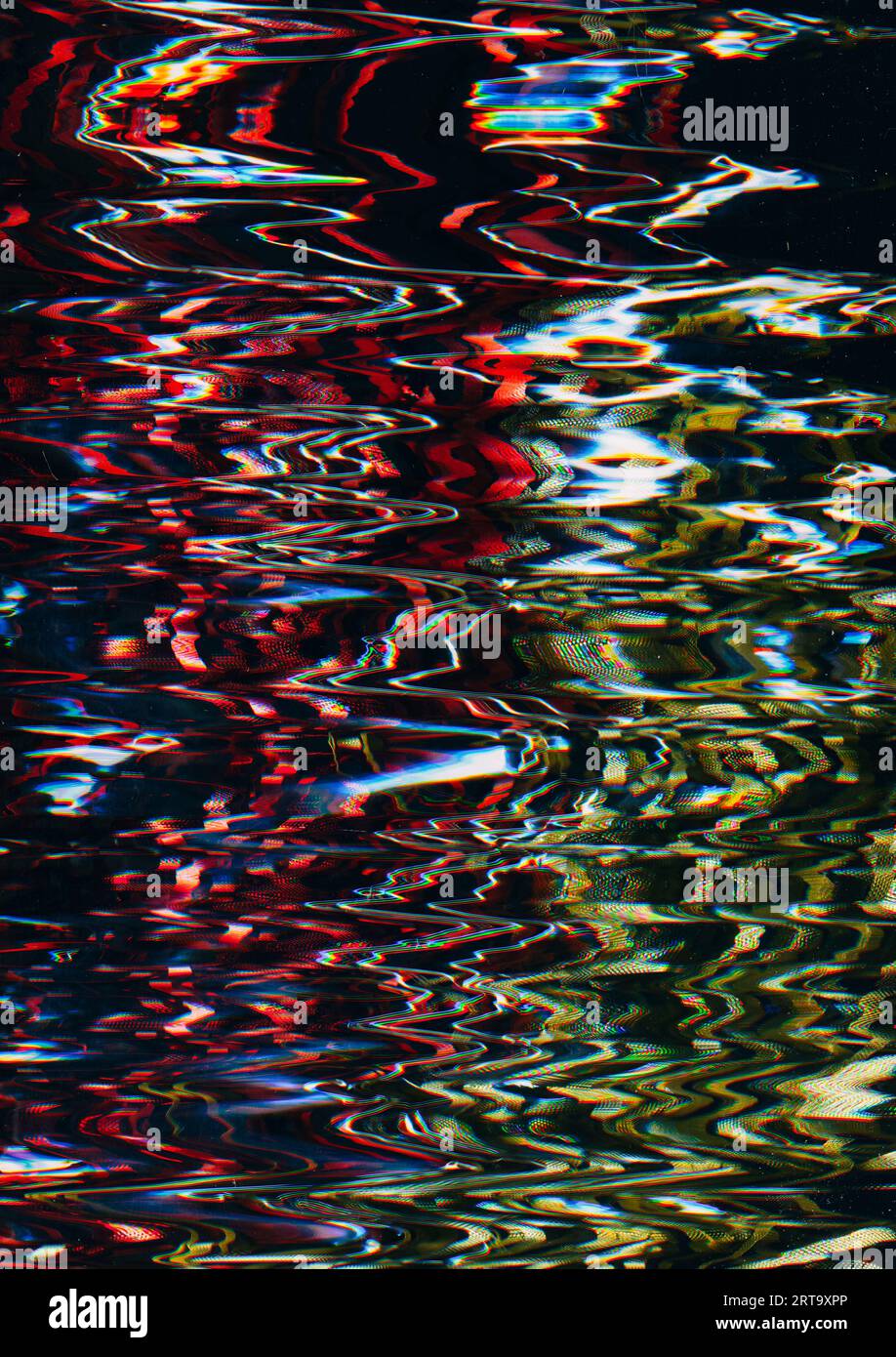 Interference vibration glitch noise signal error Stock Photo - Alamy