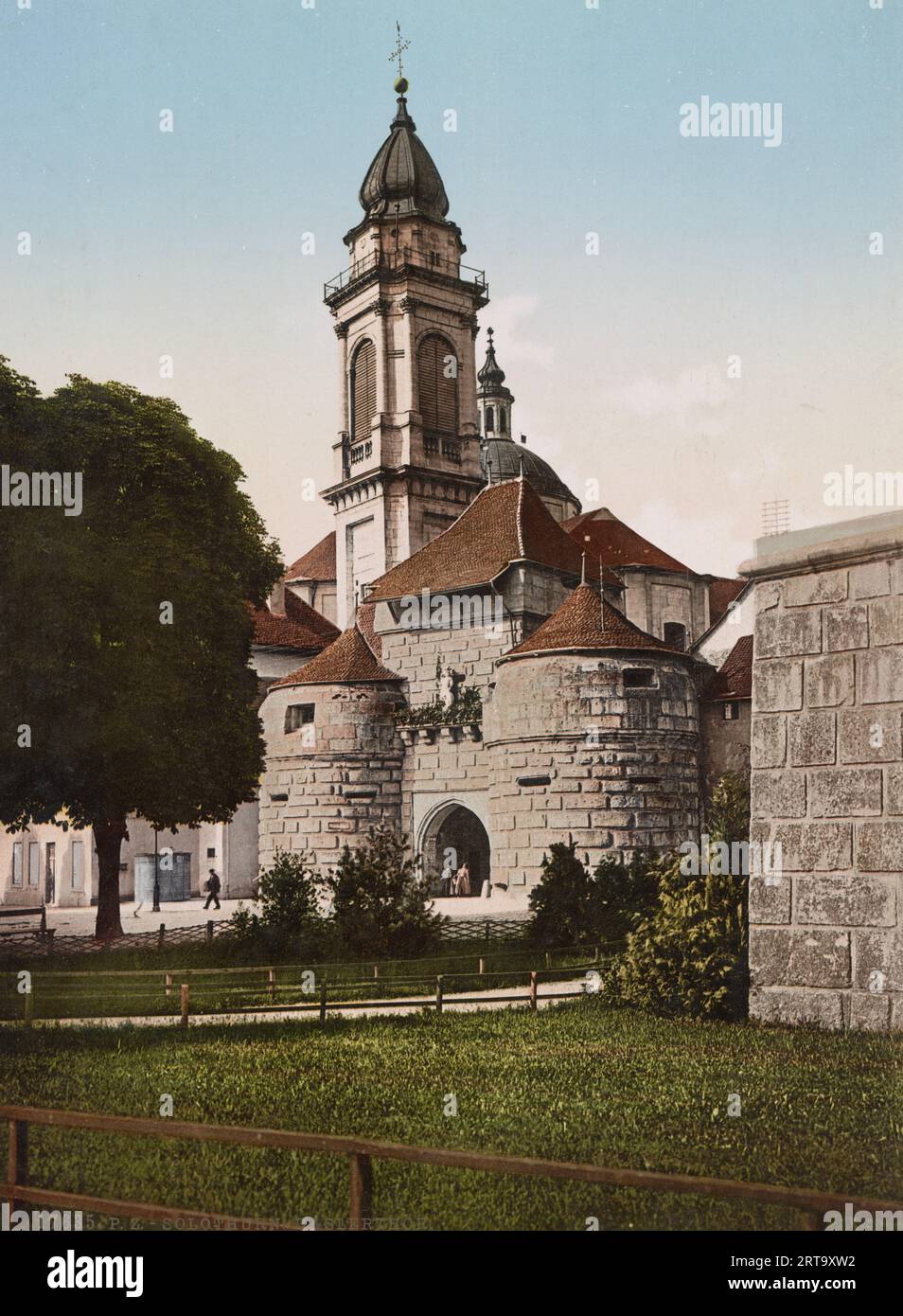 St. Ursus Cathedral, Solothurn, Switzerland 1890 Stock Photo - Alamy