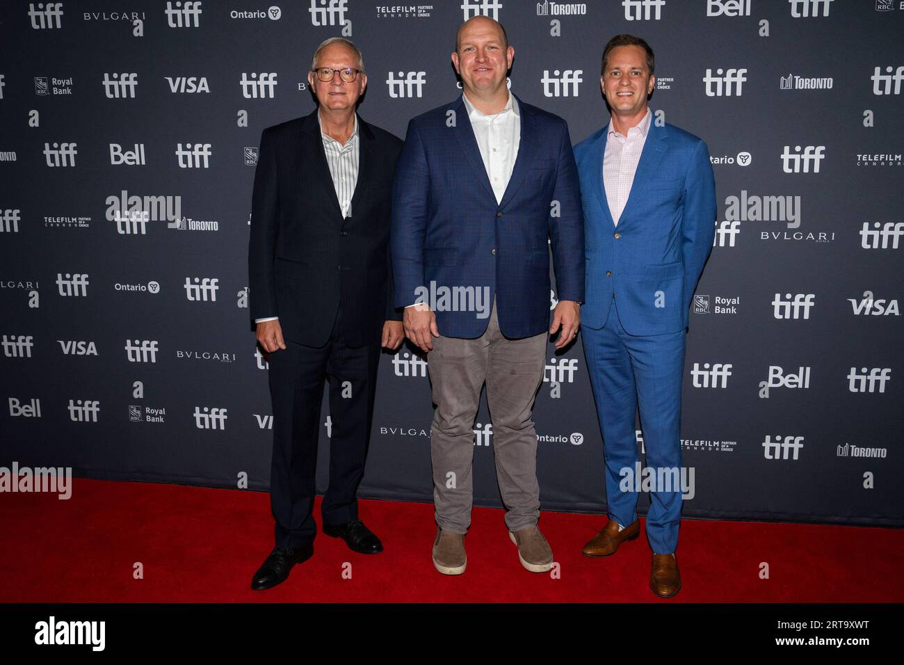 Lloyd Everard, Patrick Wade and Ben Everard pose for a photograph on ...