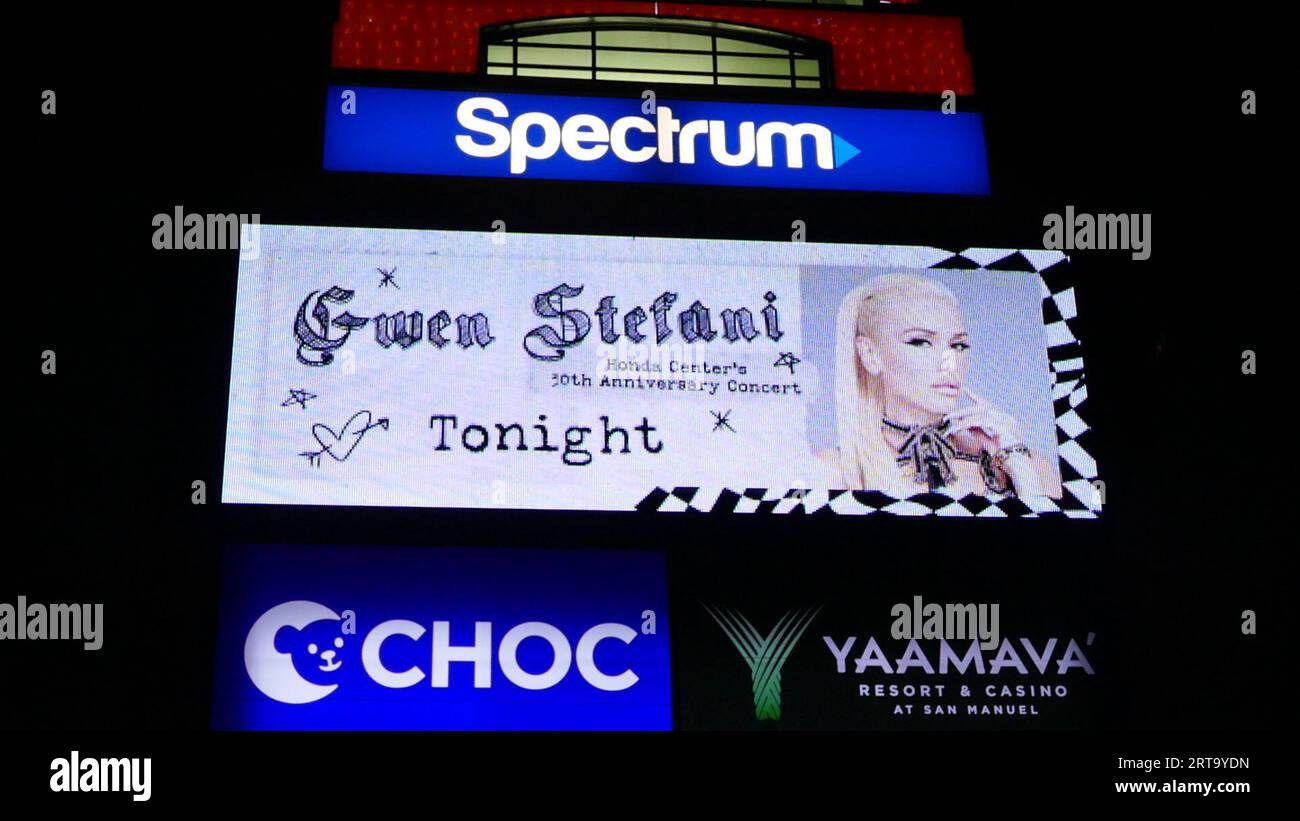 Anaheim, California, USA 9th September 2023 Singer Gwen Stefani Concert ... Anaheim, California, USA 9th September 2023 Singer Gwen Stefani Concert ...