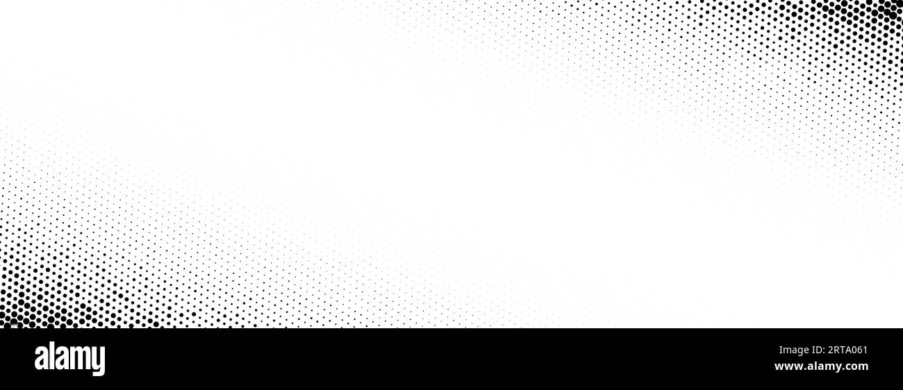 Corner halftone texture. Dotted gradient pattern background. Abstract ...