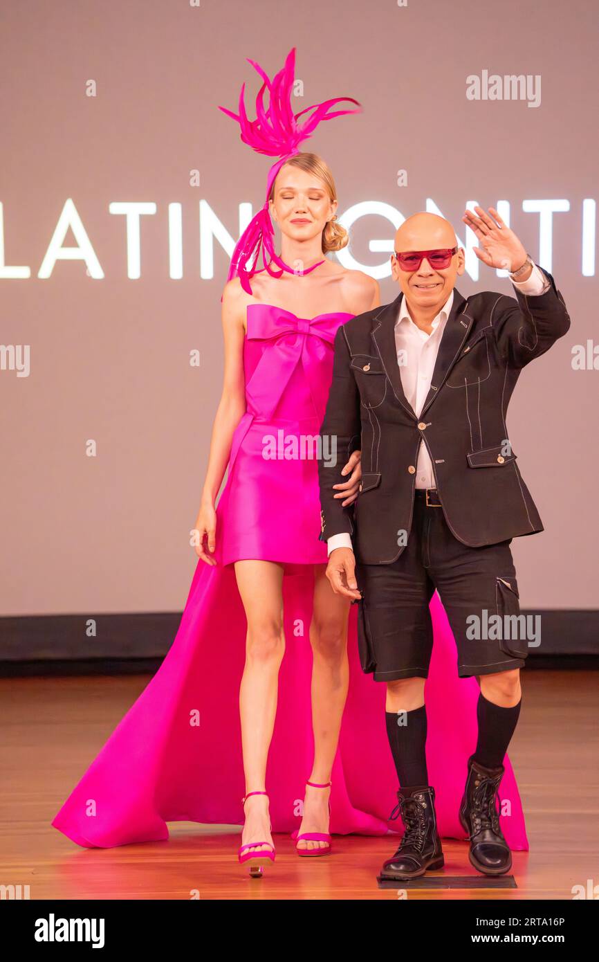 Nabys Vielman attends the SohoMuse Latin Ignition NYFW featuring Emilio Estefan and Consuelo ...
