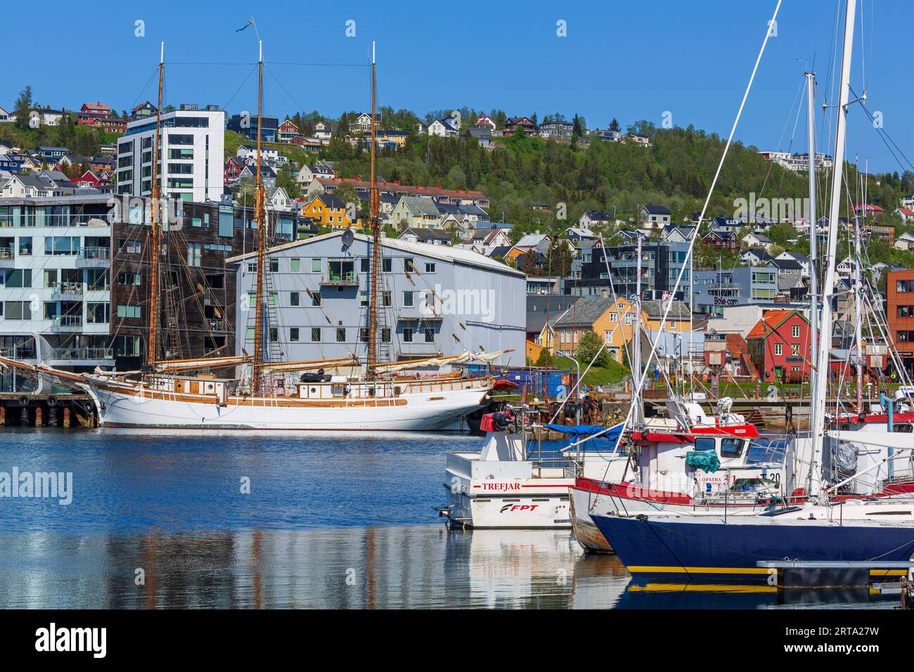 Tromso, Tromsoya Island, Troms og Finnmark, Norway Stock Photo - Alamy