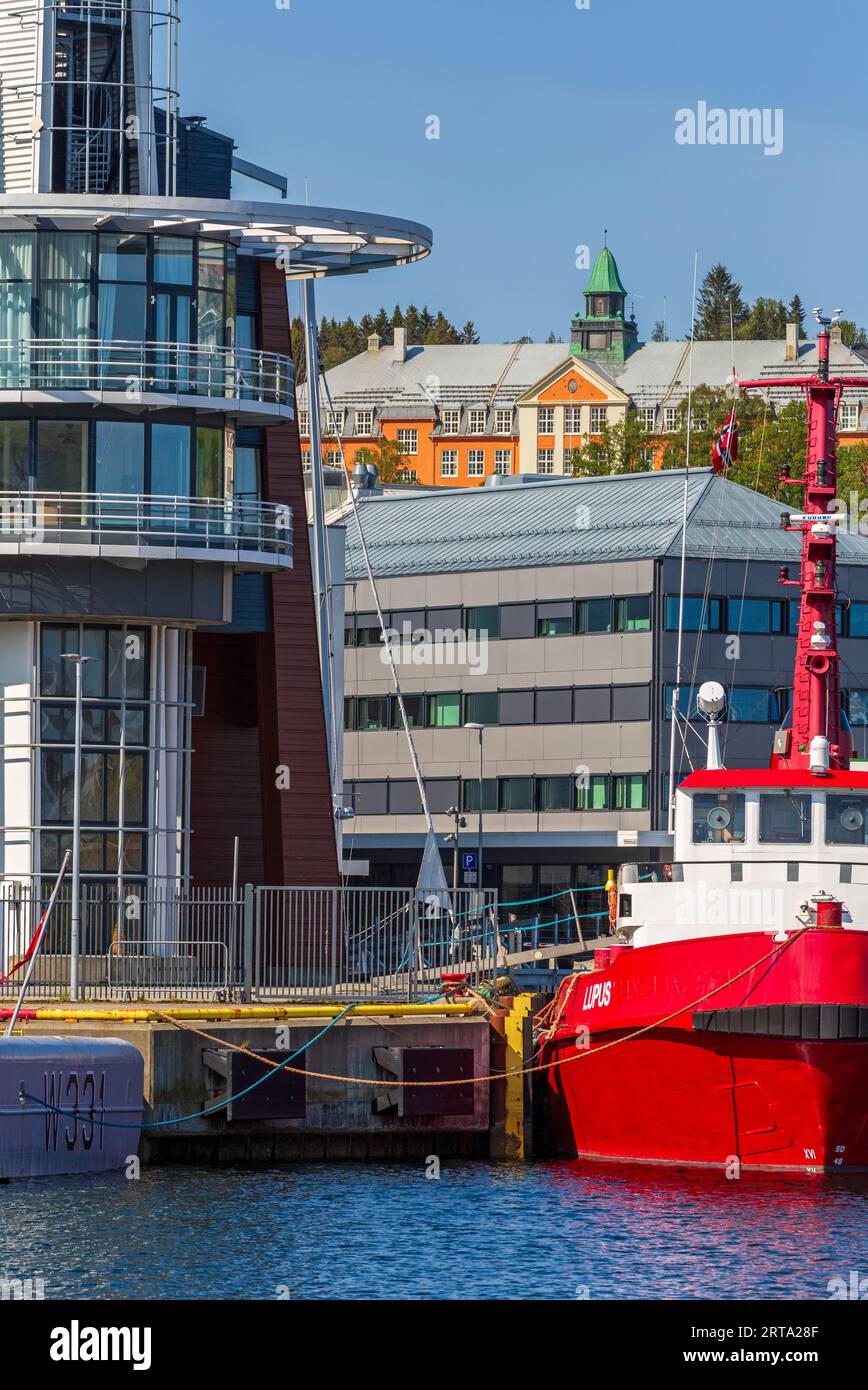 Scandic Hotel, Tromso, Tromsoya Island, Troms og Finnmark, Norway Stock ...