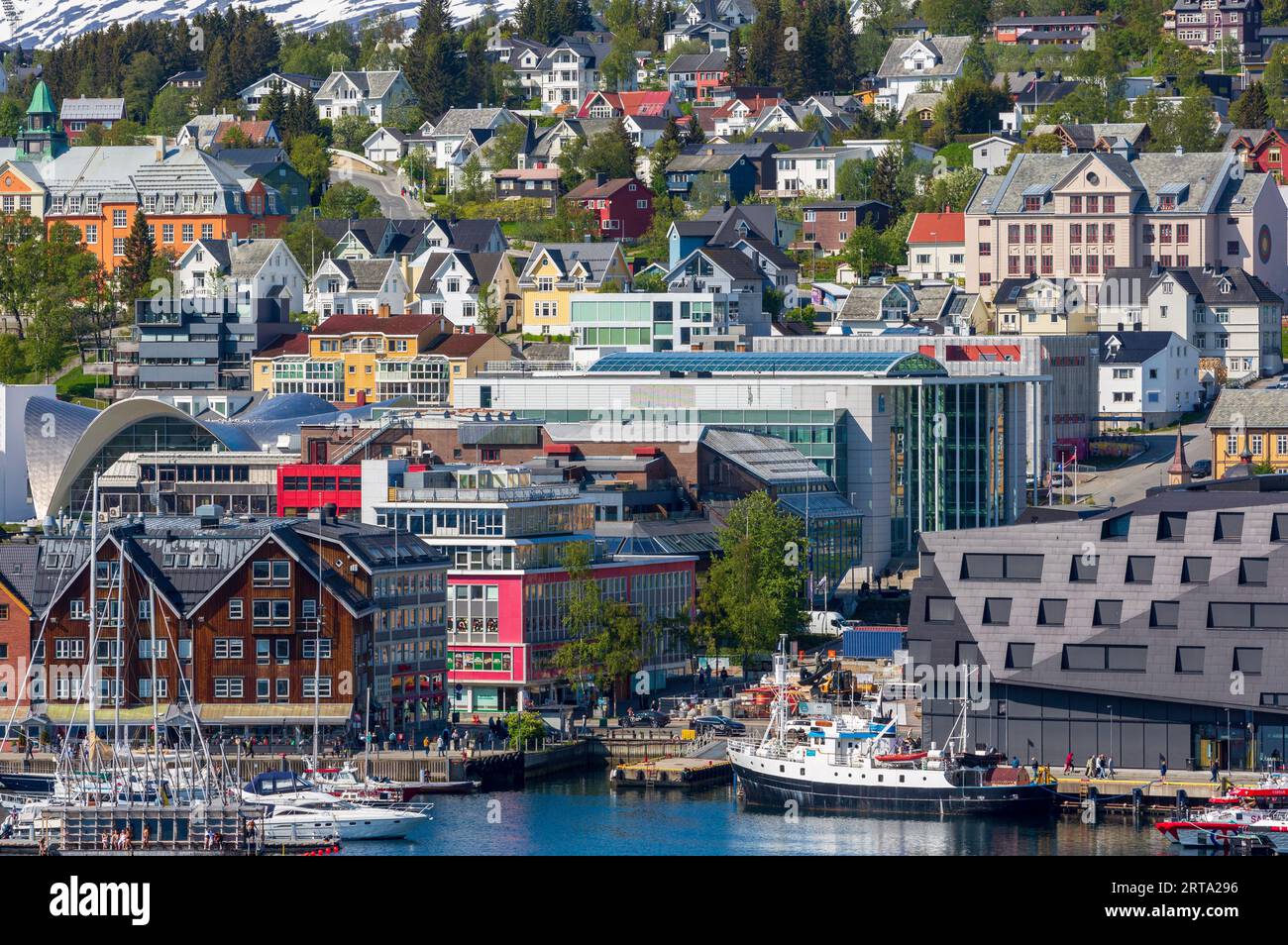Tromso, Tromsoya Island, Troms og Finnmark, Norway Stock Photo - Alamy