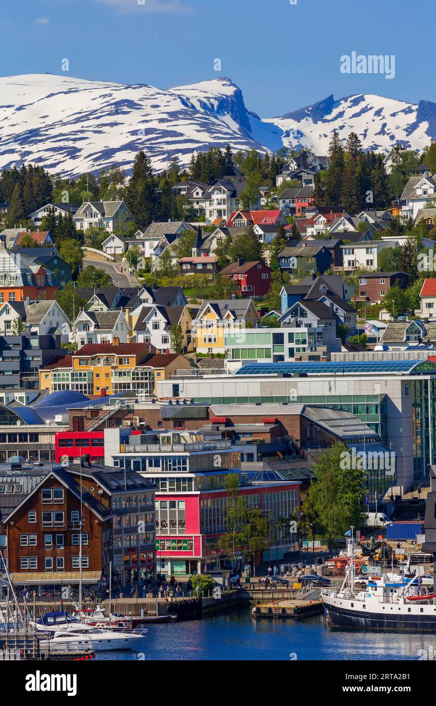 Tromso, Tromsoya Island, Troms og Finnmark, Norway Stock Photo - Alamy