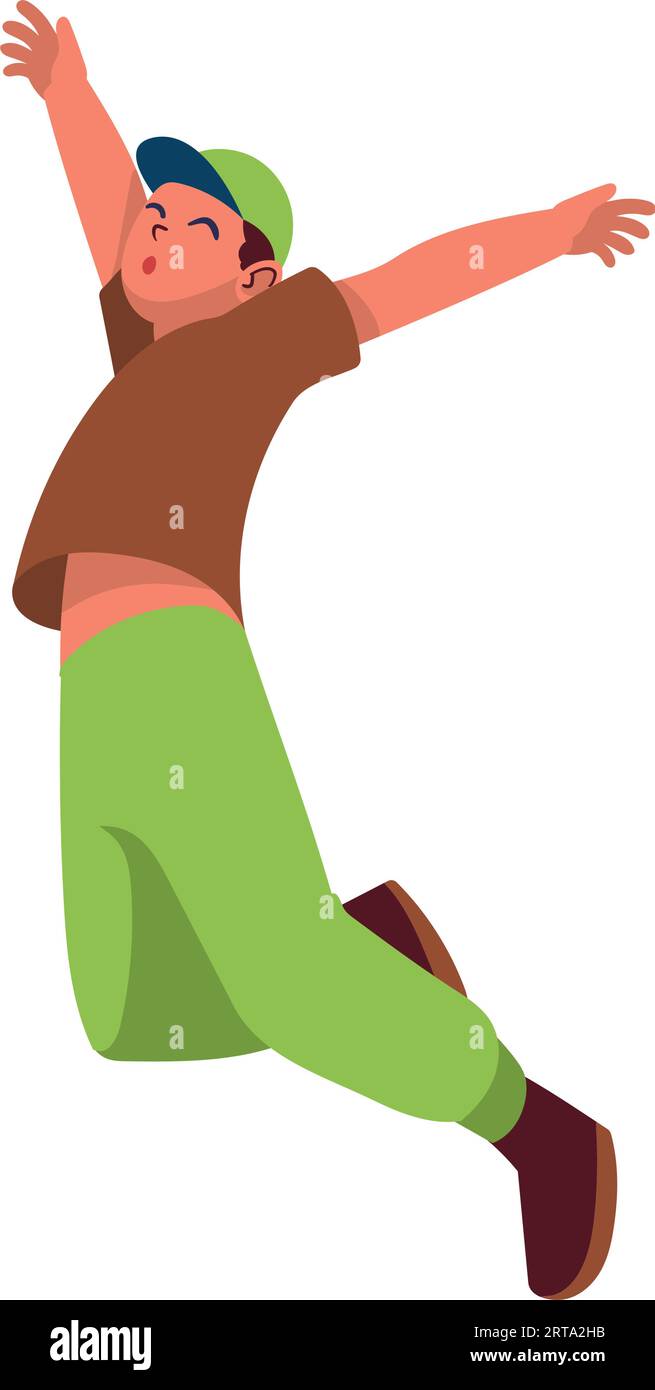 man jumping design Stock Vector Image & Art - Alamy